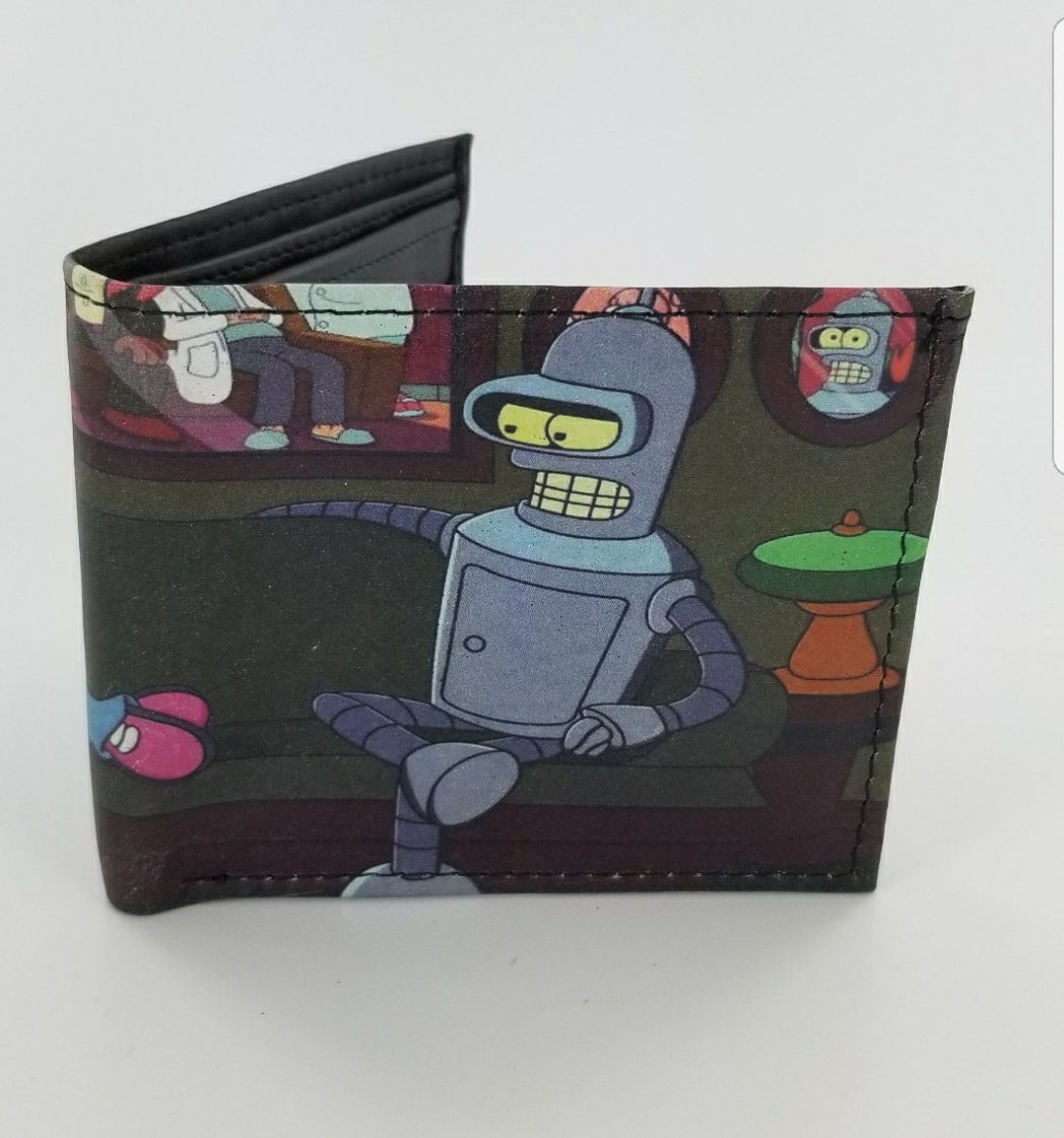 Handcrafted Cartoon Inspired Bifold Leather Wallet,christmas Gifts ...