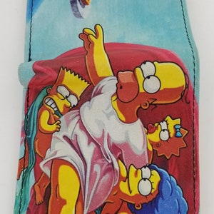 Cartoon Characters Inspired Leather Bifold Wallet,golden Remote Control ...