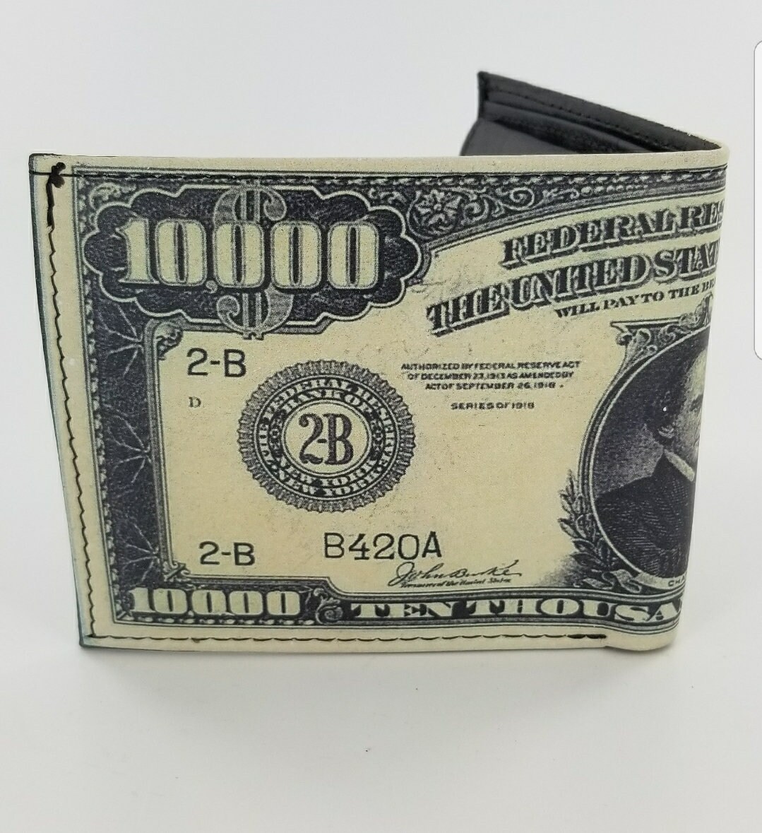 Ten Thousand Dollar Design Inspired Bifold Leather Walletmens - Etsy