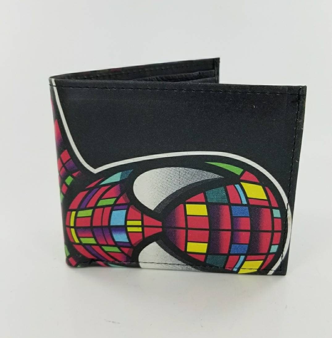 Superhero Leather Bifold WalletGenuine Handmade Multicolored | Etsy