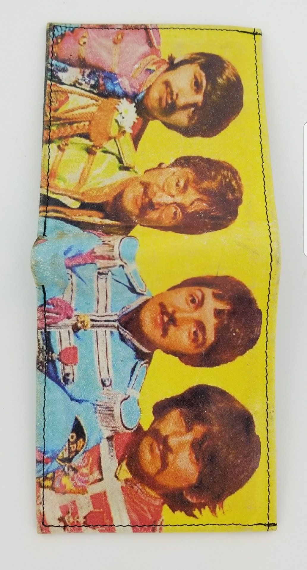Genuine Handcrafted BEATLES Inspired Leather Bifold | Etsy