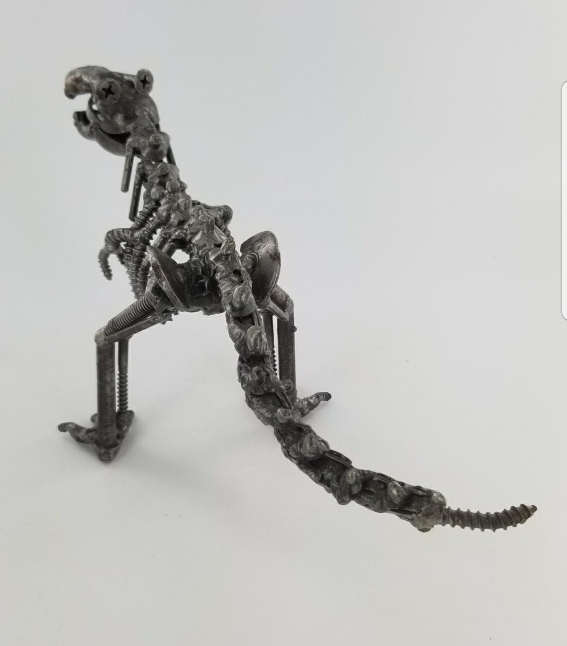 Recycled Metal T Rex Art Statuehandwelded Steel Scrap - Etsy