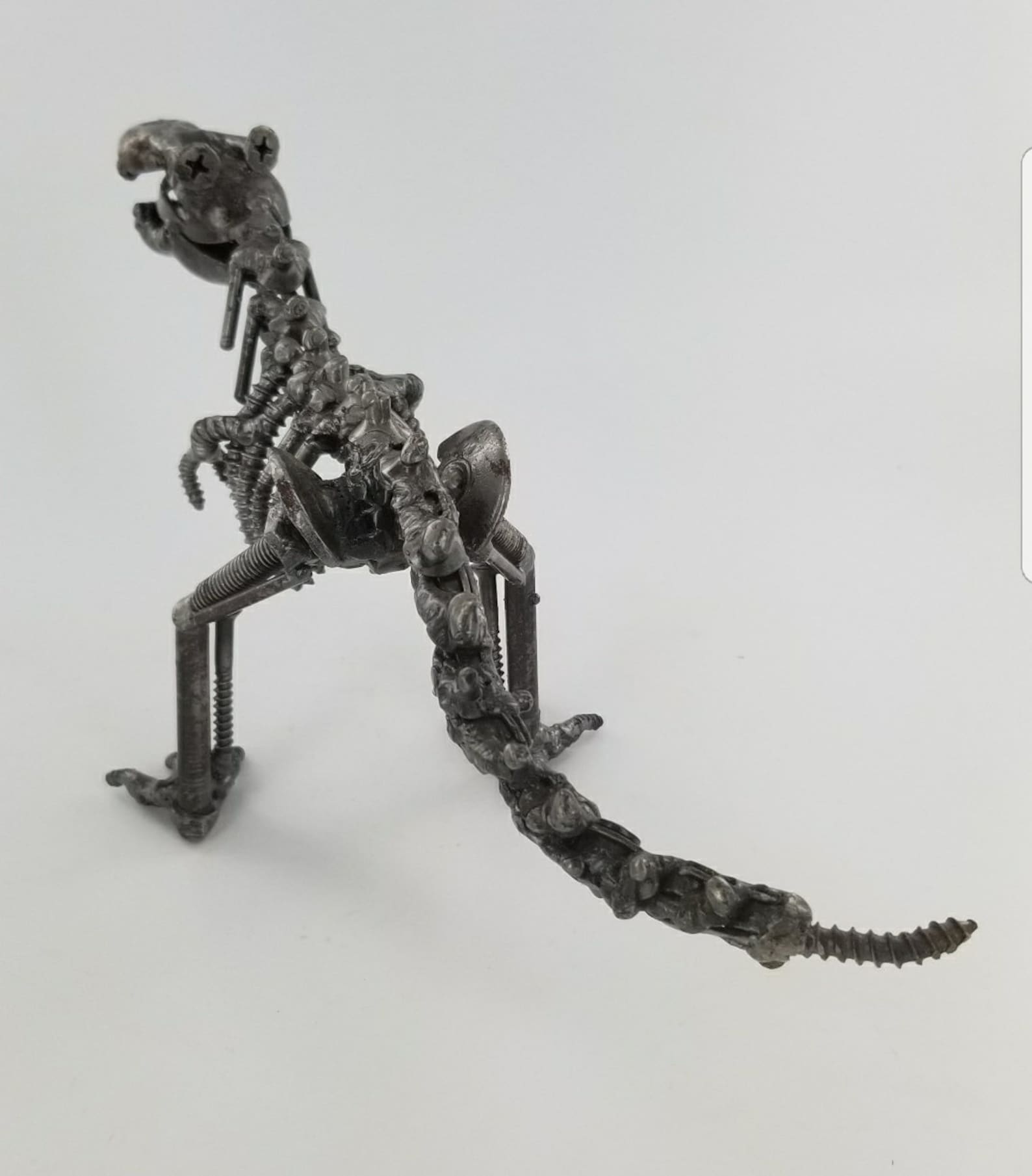 Recycled Metal T Rex Art Statuehandwelded Steel Scrap - Etsy