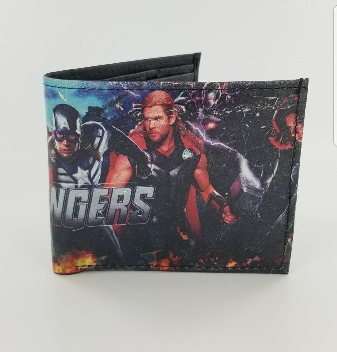 Superhero Movie Inspired Handmade Leather Bifold Wallet,christmas Gifts ...