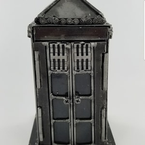 Tardis From Doctor Who Inspired Handmade Recycled Metal Statue,steel ...