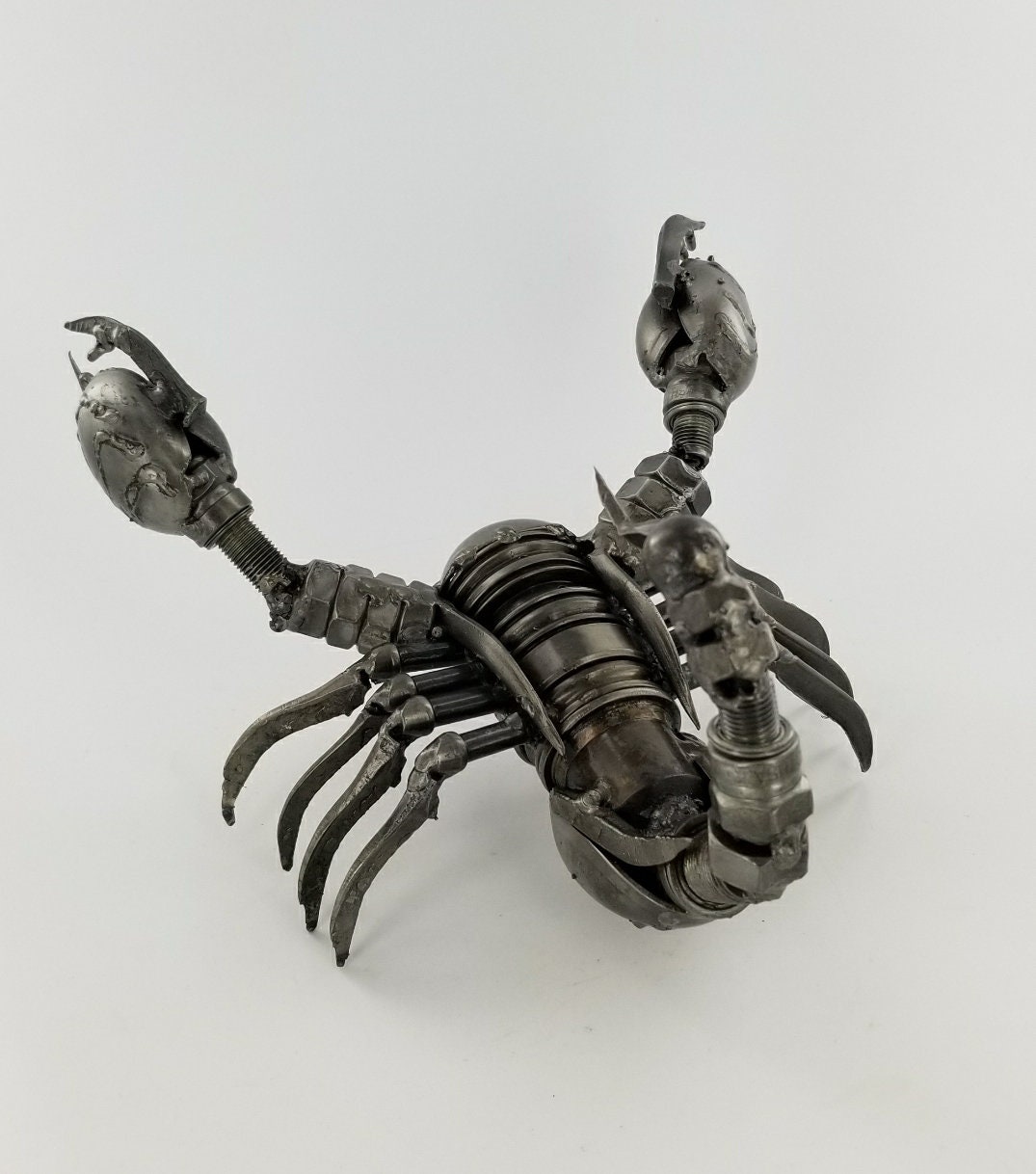 Recycled Metal Scorpion Art Statue,handwelded Steel Scrap Sculpture ...
