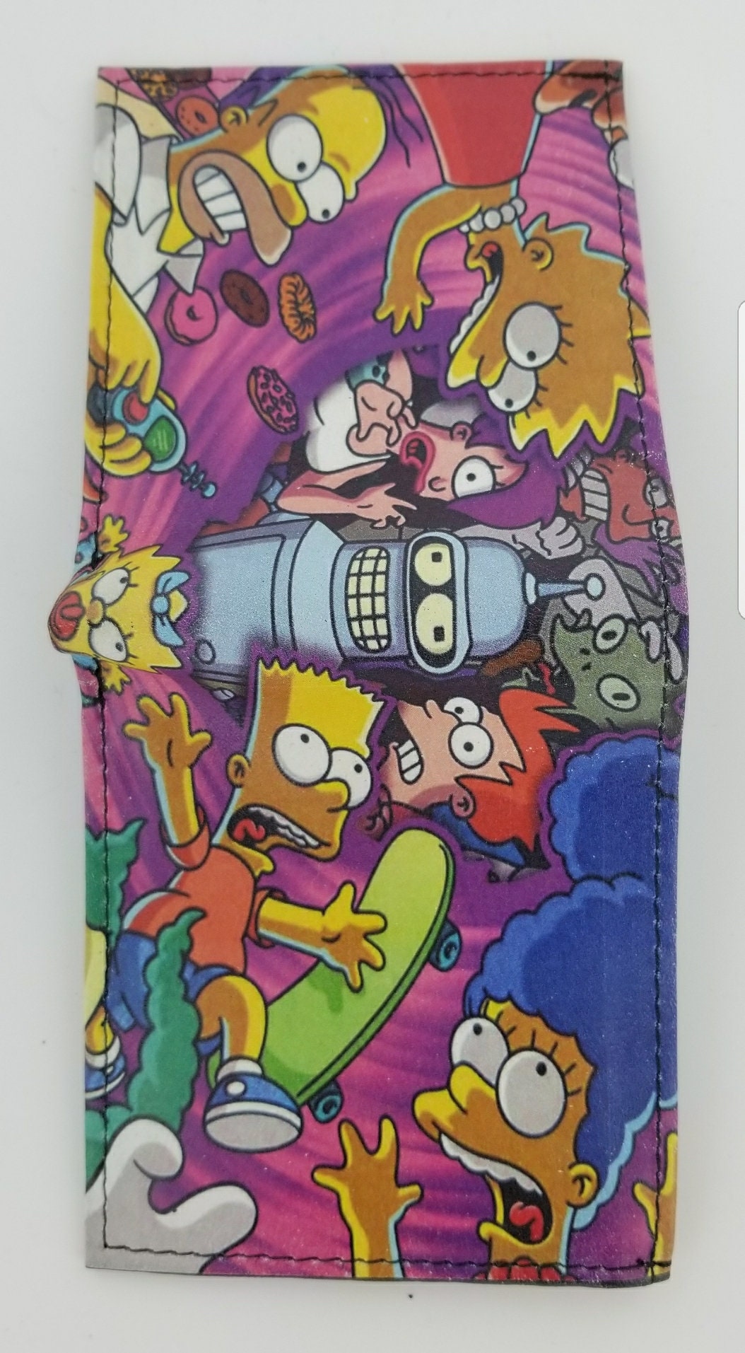 Handcrafted Cartoon Inspired Bifold Leather Walletgenuine | Etsy