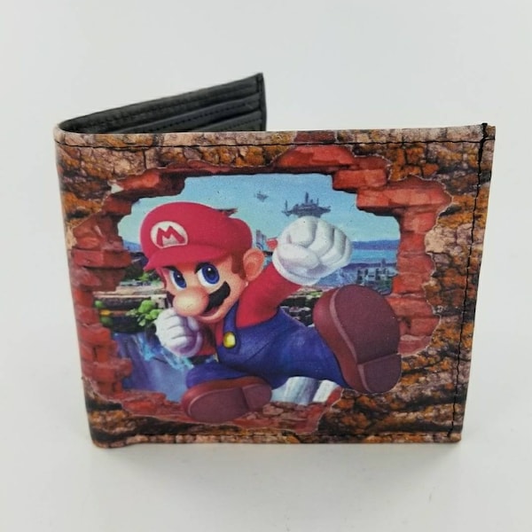 Super Mario Wallet - Etsy UK