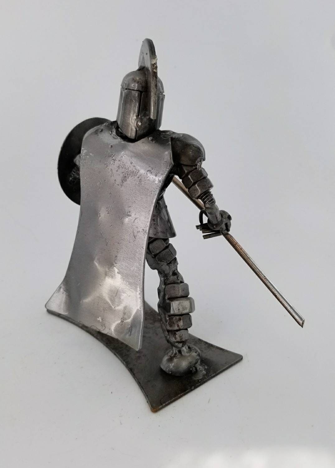 Spartan Warrior Inspired Handmade Recycled Metal Art - Etsy