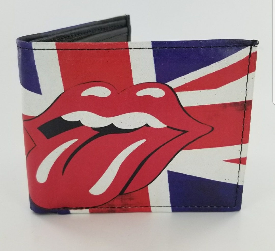 Rock Band Inspired Leather Wallet,genuine Handcrafted Bifold Mens Money ...