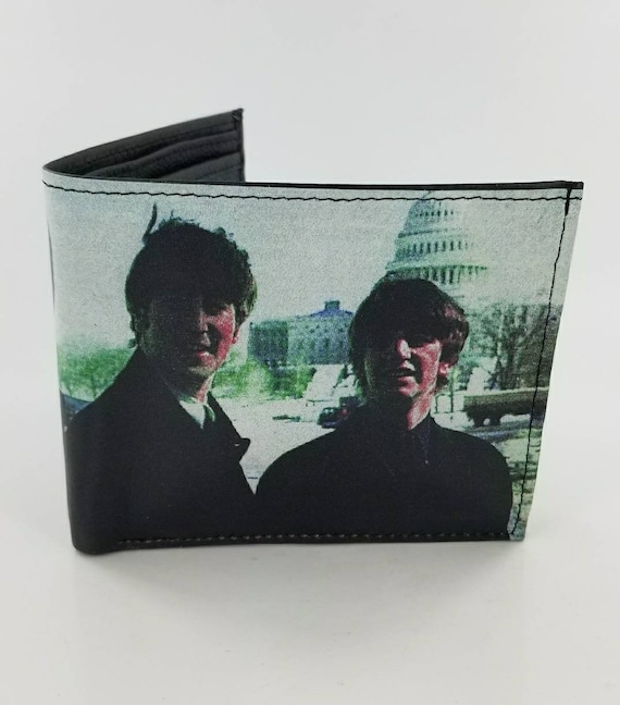 Genuine Handcrafted BEATLES Inspired Leather Bifold | Etsy