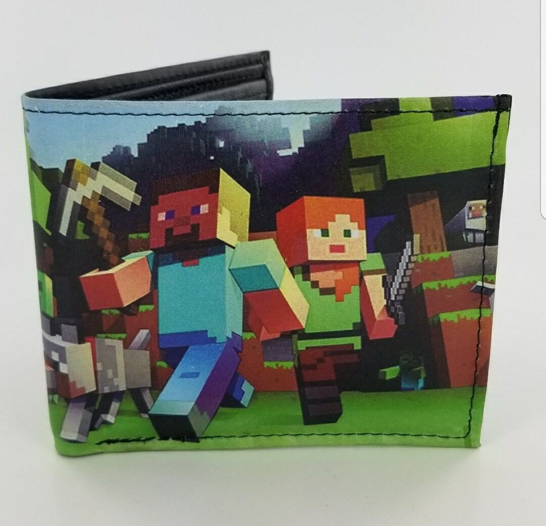 Video Game Inspired Genuine Leather Handmade Bifold Wallet.handstitched ...