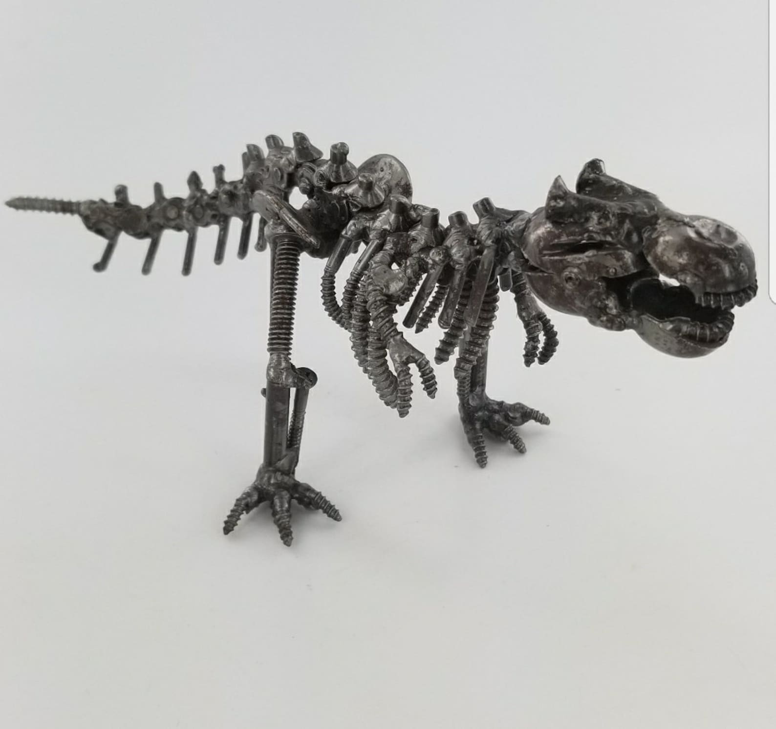 Recycled Metal T Rex Art Statuehandwelded Steel Scrap - Etsy
