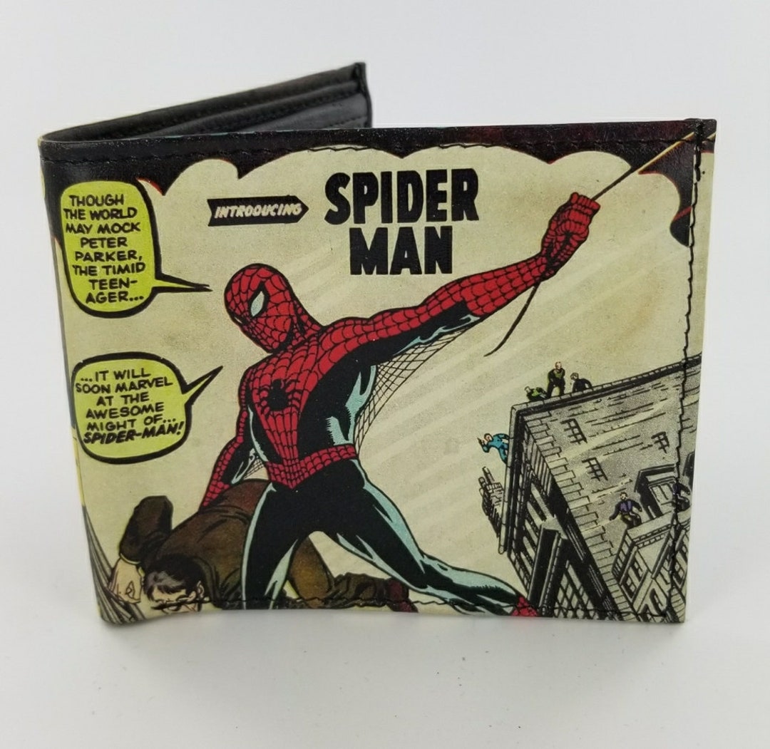 Superhero Inspired Genuine Handcrafted Leather Bifold Wallet,comic Book ...