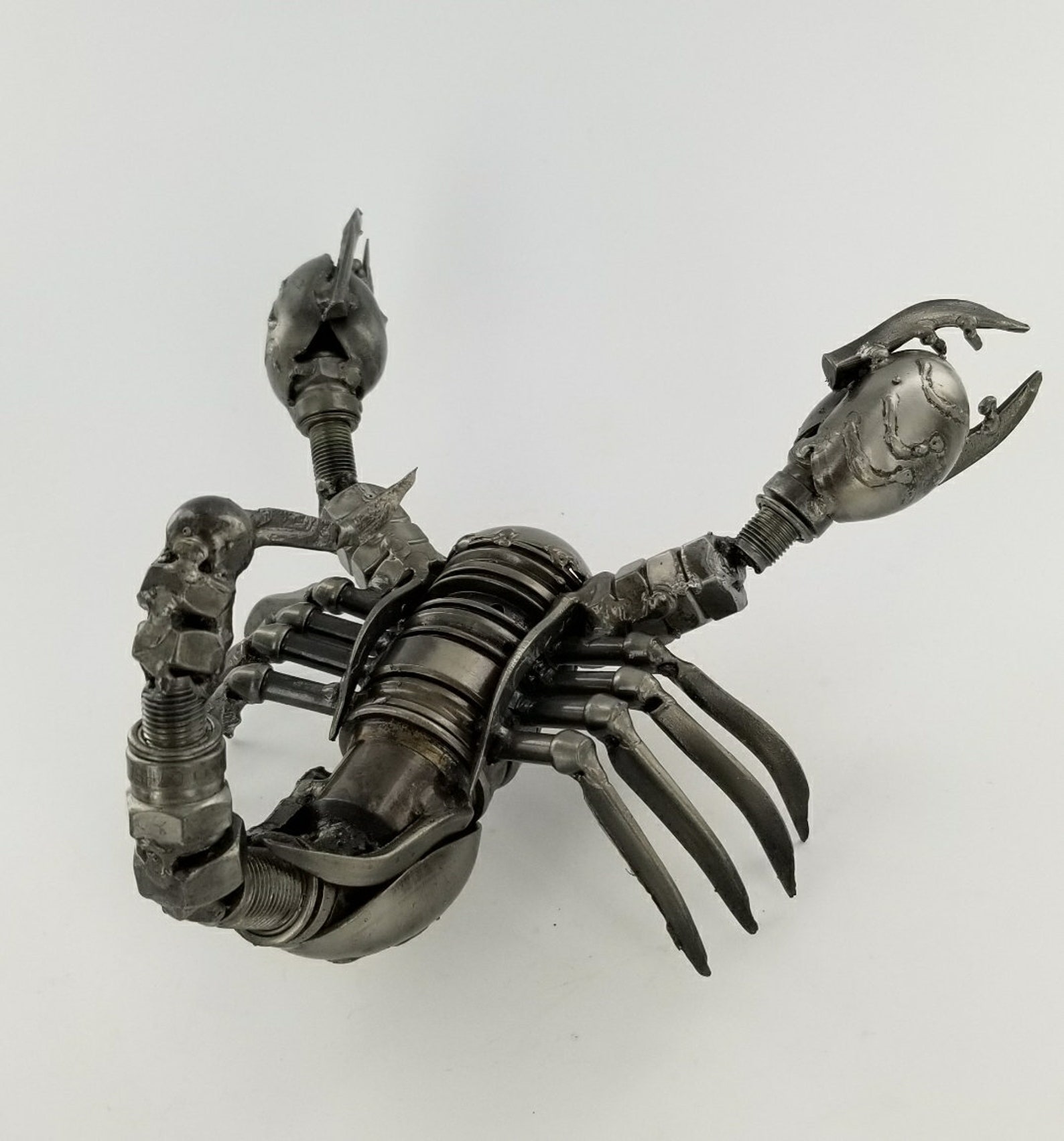 Recycled Metal Scorpion Art Statue,handwelded Steel Scrap Sculpture ...
