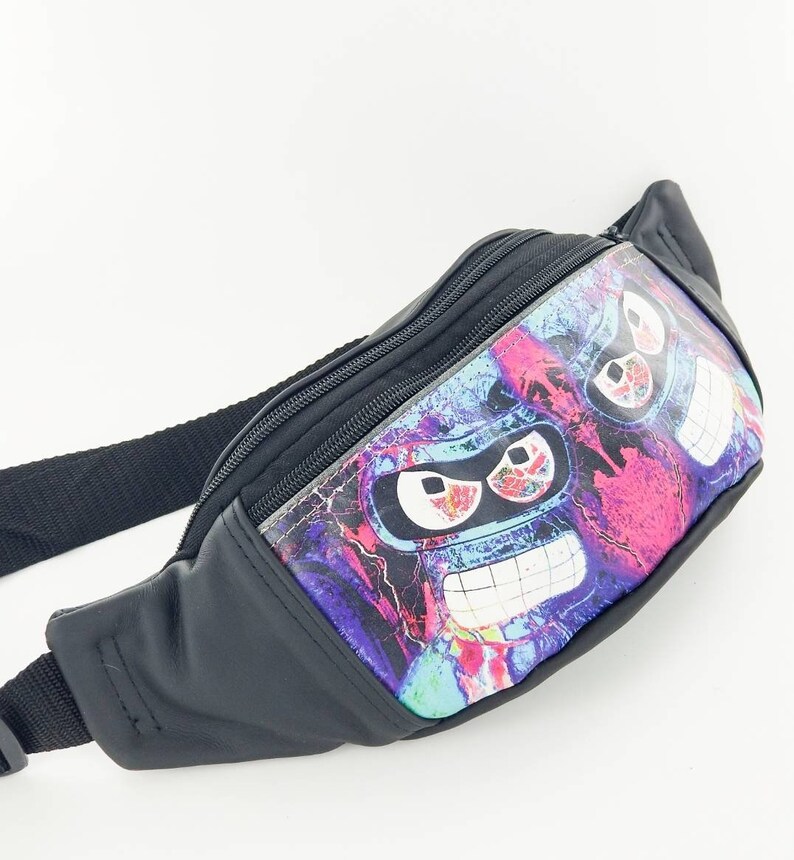 Genuine Leather Cartoon Character Design Handmade Fanny Pack - Etsy