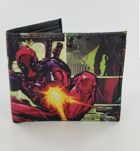 Handmade Superhero Leather Bifold Wallet Movie and Comic Book | Etsy