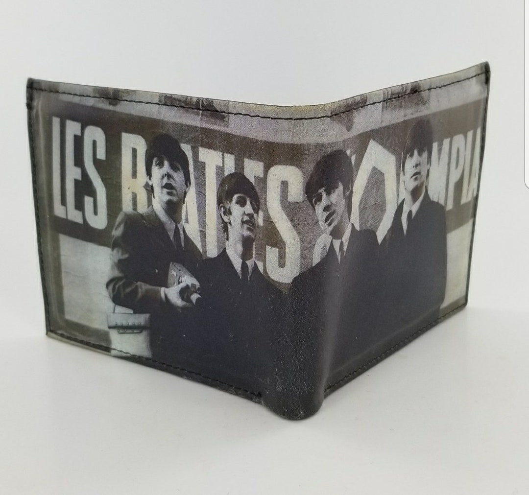 Genuine Handcrafted BEATLES Inspired Leather Bifold Wallet.leather ...