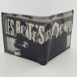 Genuine Handcrafted BEATLES Inspired Leather Bifold Wallet.leather ...