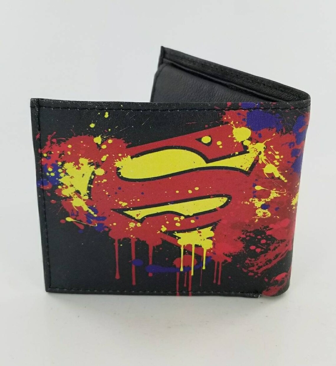 Genuine Handcrafted Leather Superhero Inspired Bifold Wallet.complete ...