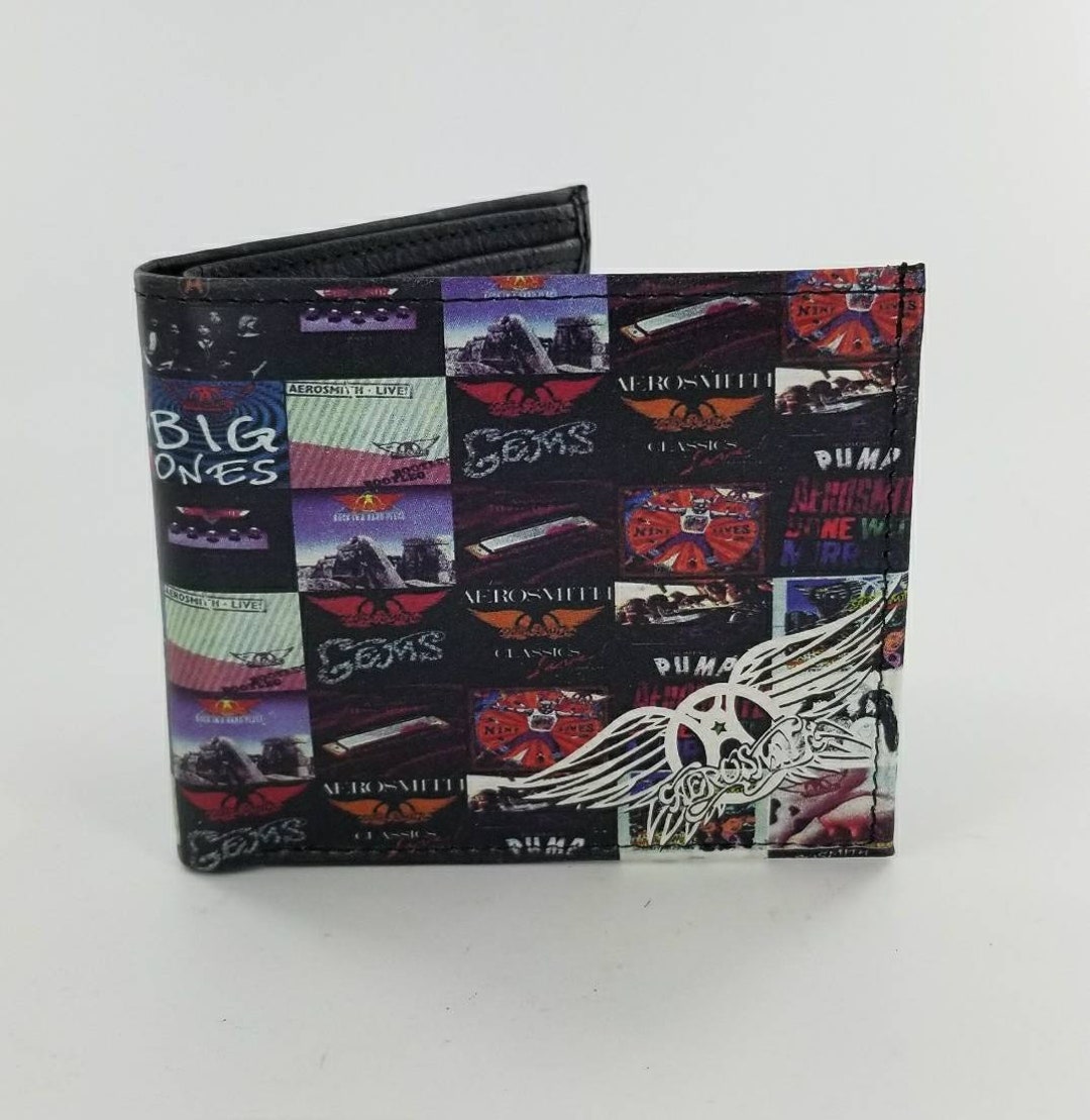 Rock Band Inspired Genuine Handcrafted Bifold Leather Wallet.fully ...