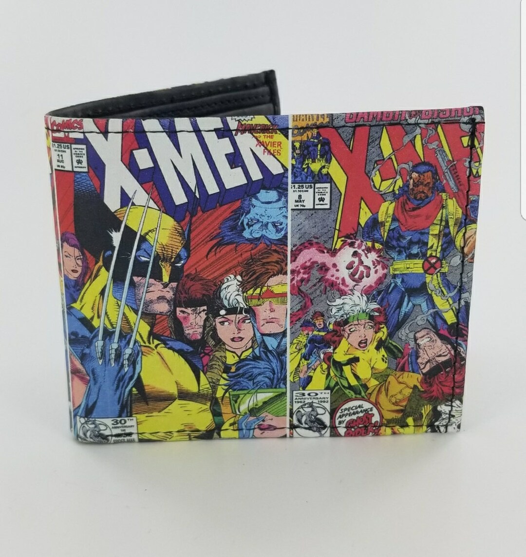 Superhero Leather Bifold Wallet,comic Book Characters,christmas Gifts ...