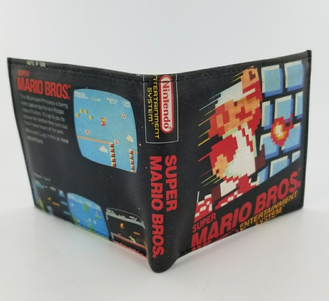 Video Game Inspired Genuine Leather Bifold Walletcomplete | Etsy