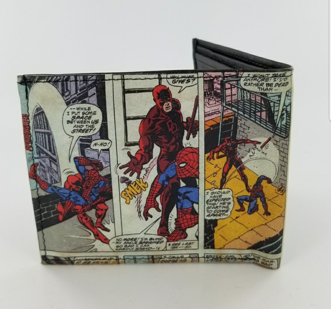 Daredevil Handmade Leather Wallet,marvel Avengers,superhero Movie ...