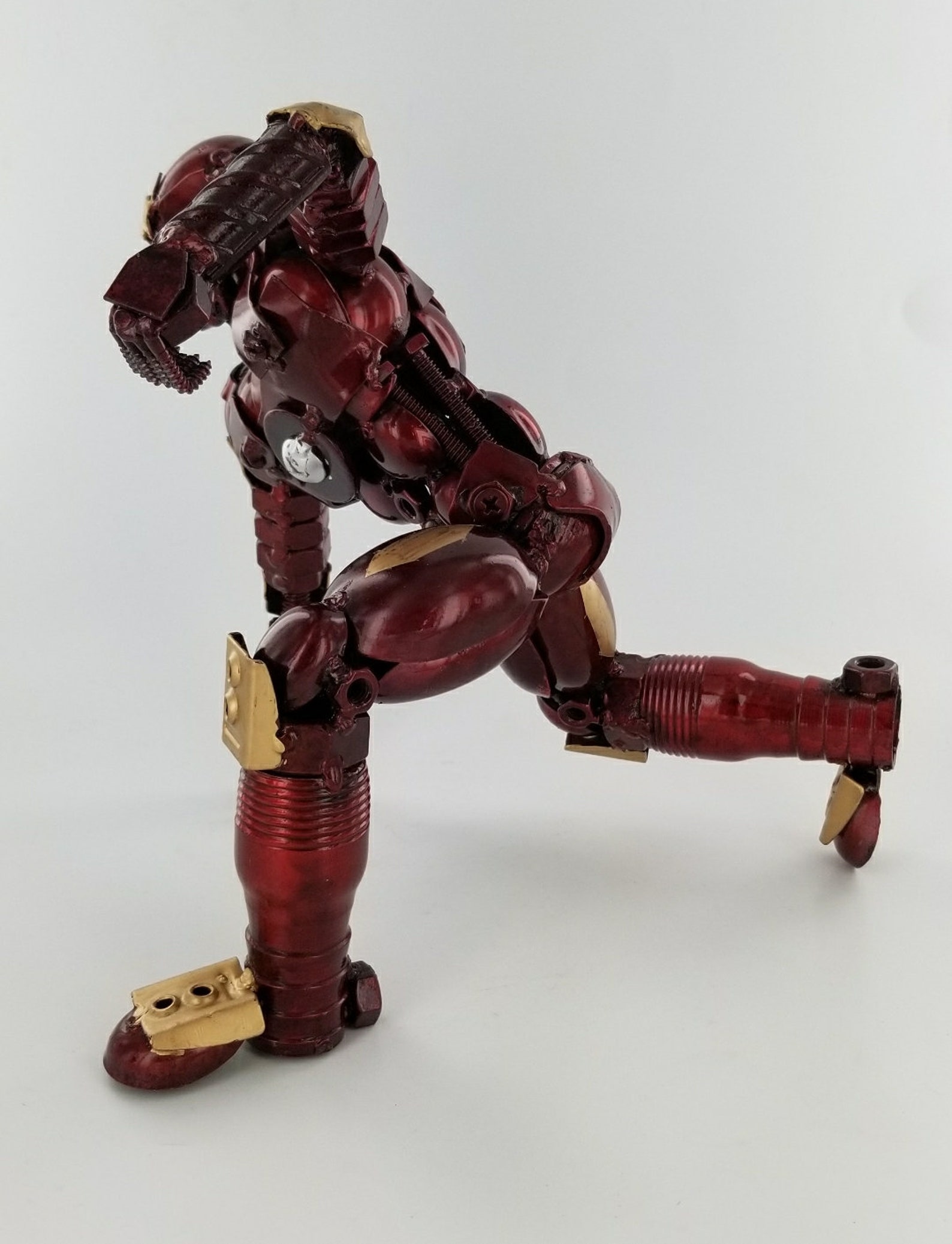 Superhero Movie InspiredHandmade Recycled Metal Art Statue | Etsy