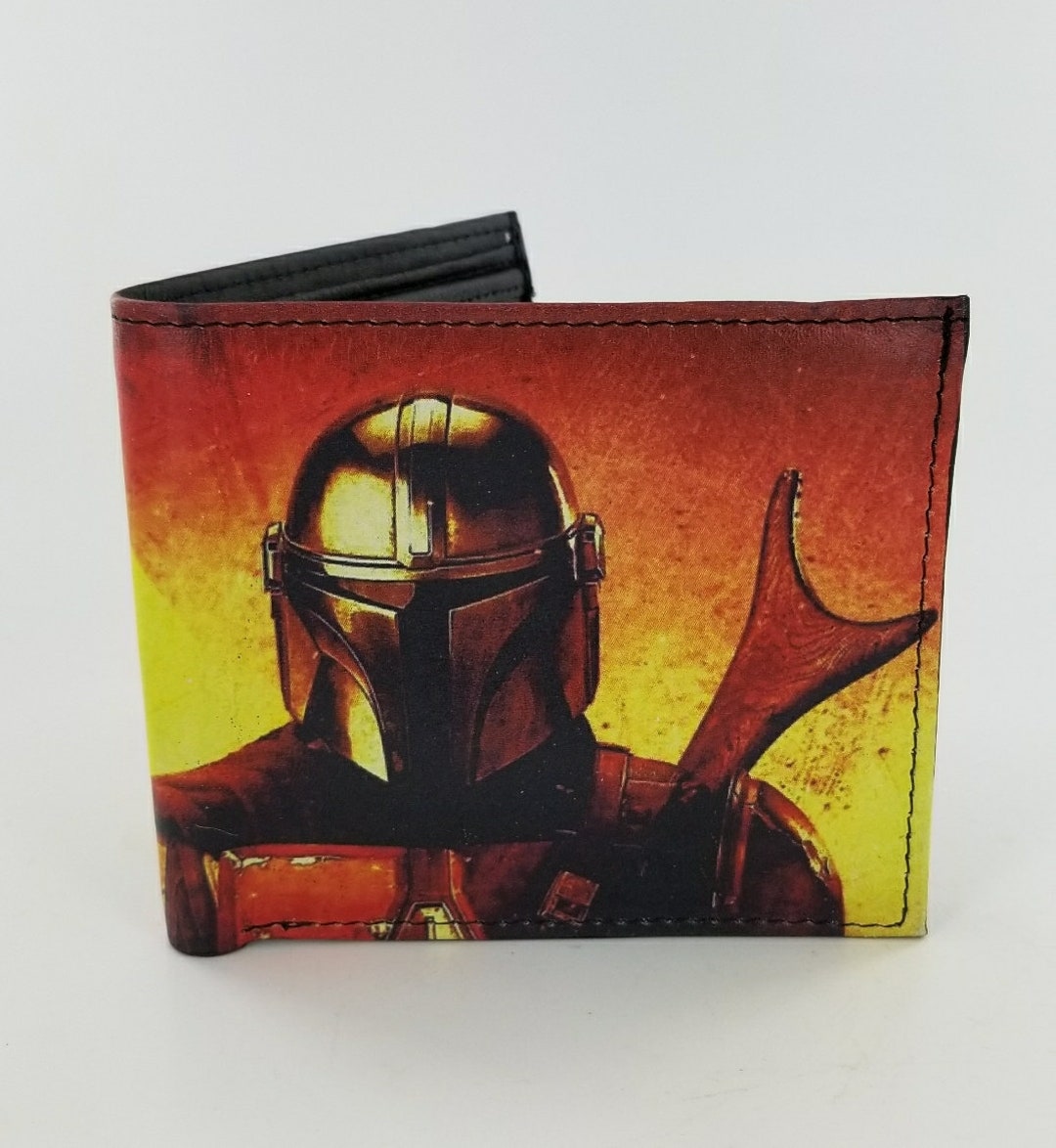 Space Warrior Inspired Leather Wallet,genuine Handcrafted Bifold Wallet ...