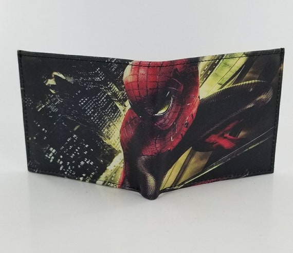 Superhero Leather Bifold WalletGenuine Handmade with ID | Etsy