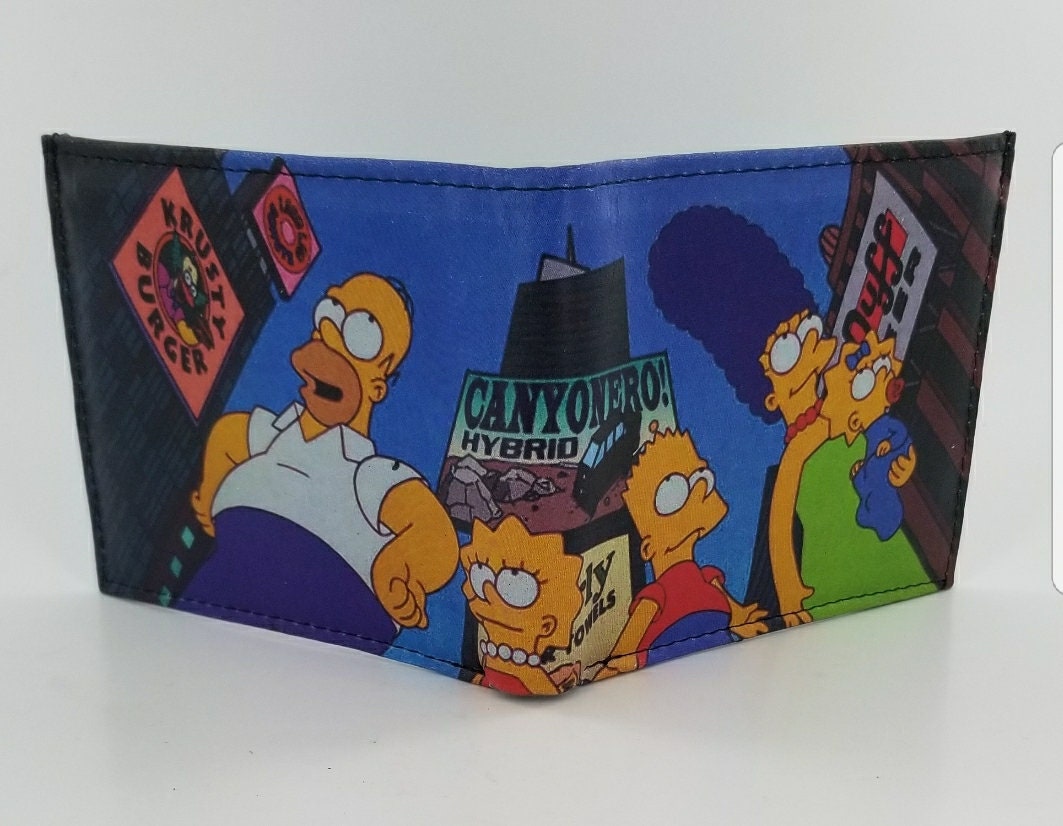 Handcrafted SIMPSONS Leather Cartoon Inspired Wallet.City | Etsy