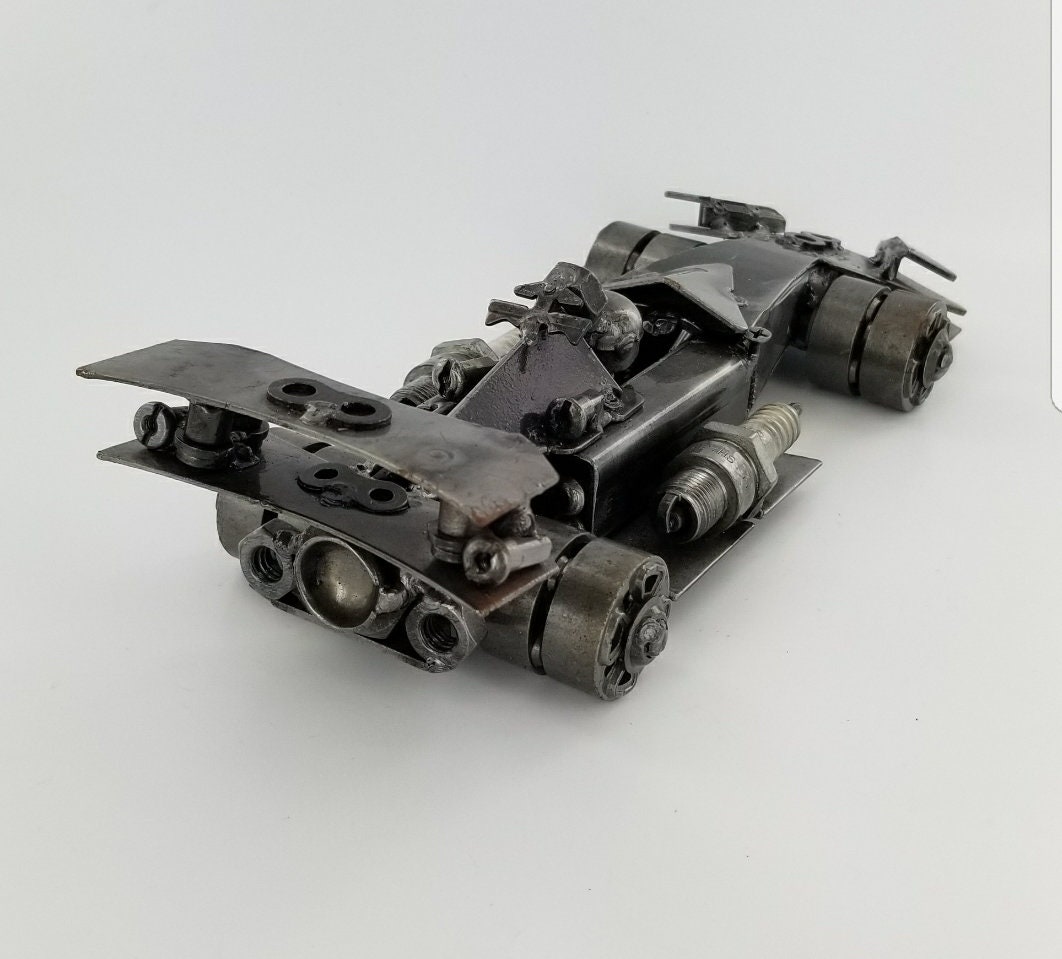 F1 RACING CAR Recycled Metal Statue,recycled Scrap Steel Sculpture ...