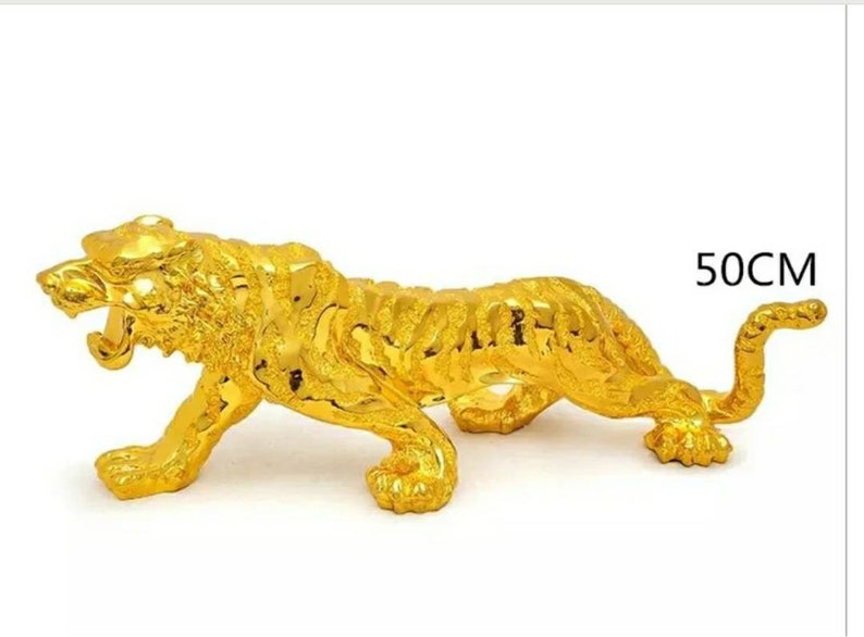 Chinese Feng Shui Lucky Golden Tiger Zodiac Home/office - Etsy