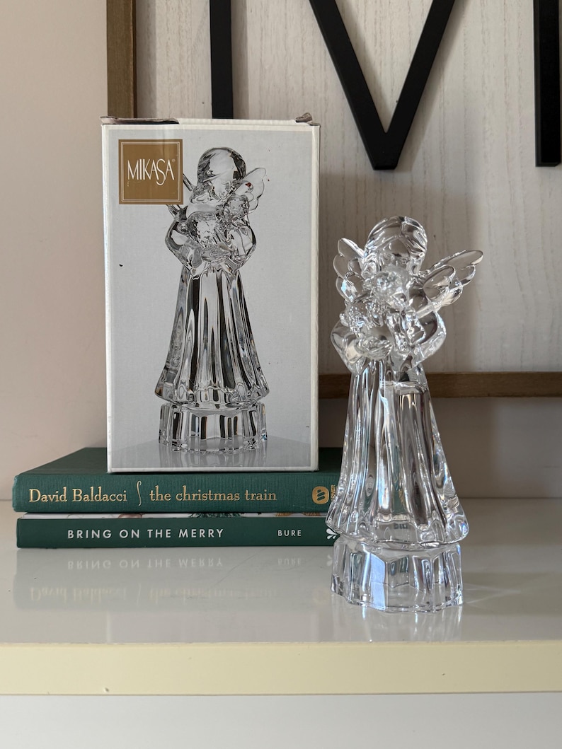Mikasa Crystal Angel Figurine | Lamb, Made in Germany (original Box) - Etsy