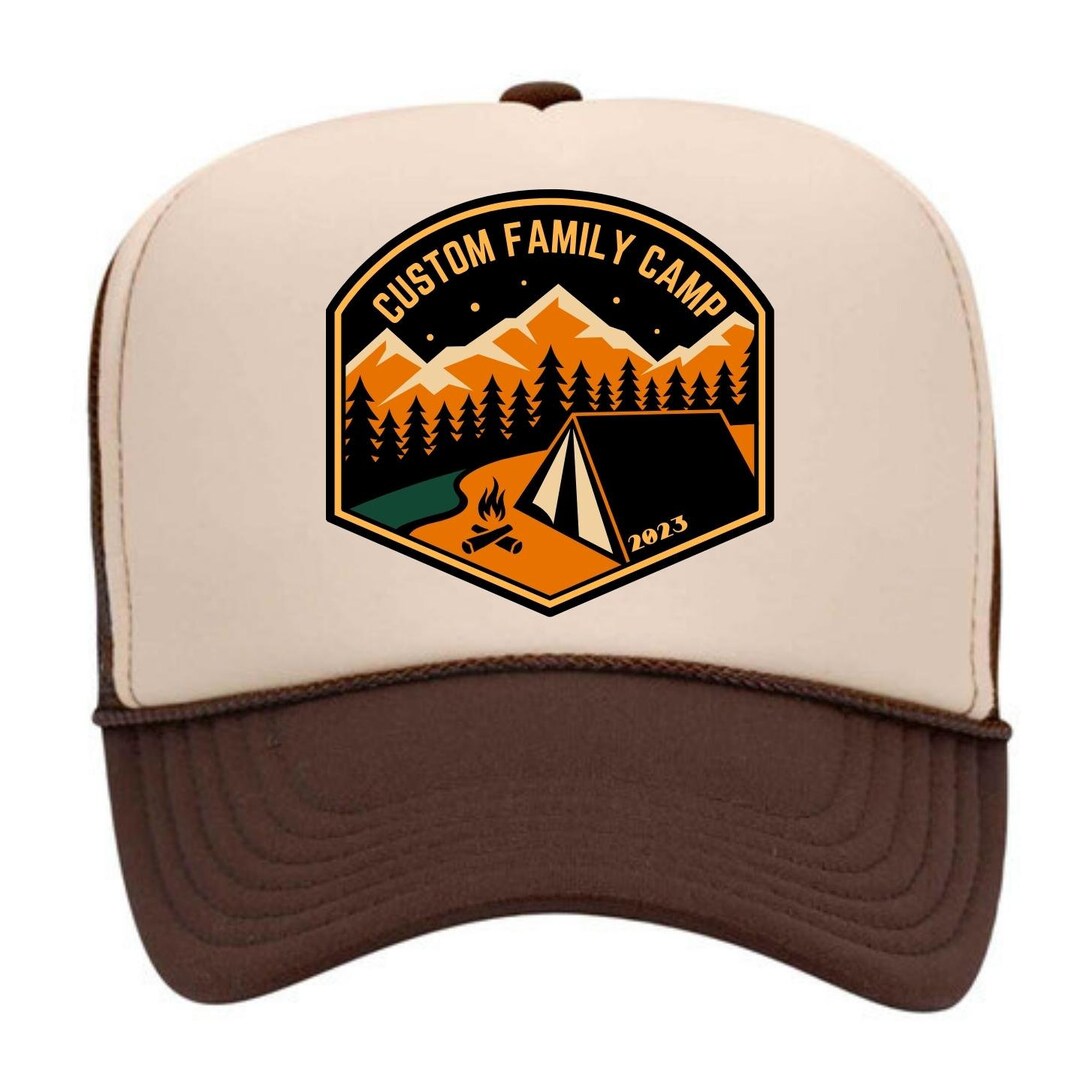 Custom Trucker Hats, Personalized Family Camp Hats, Family Reunion ...