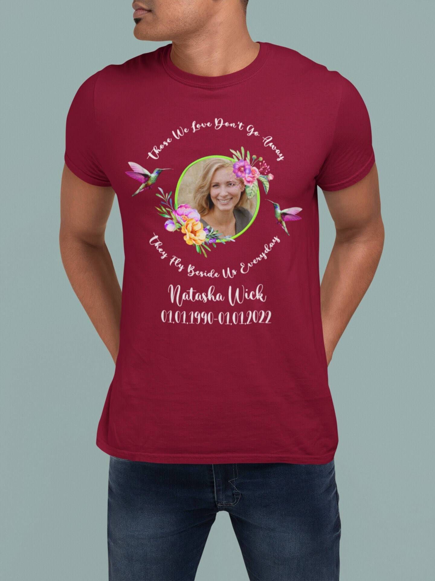 Customized Memorial T-shirt Personalized Memorial Shirt - Etsy