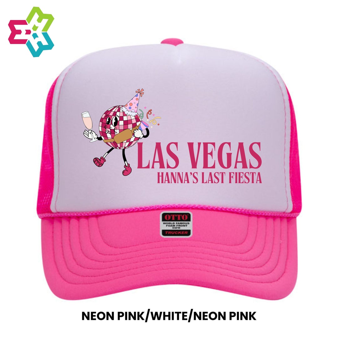 Retro Bachelorette Party Hats, Custom Bridal Shower Party Trucker Hat ...