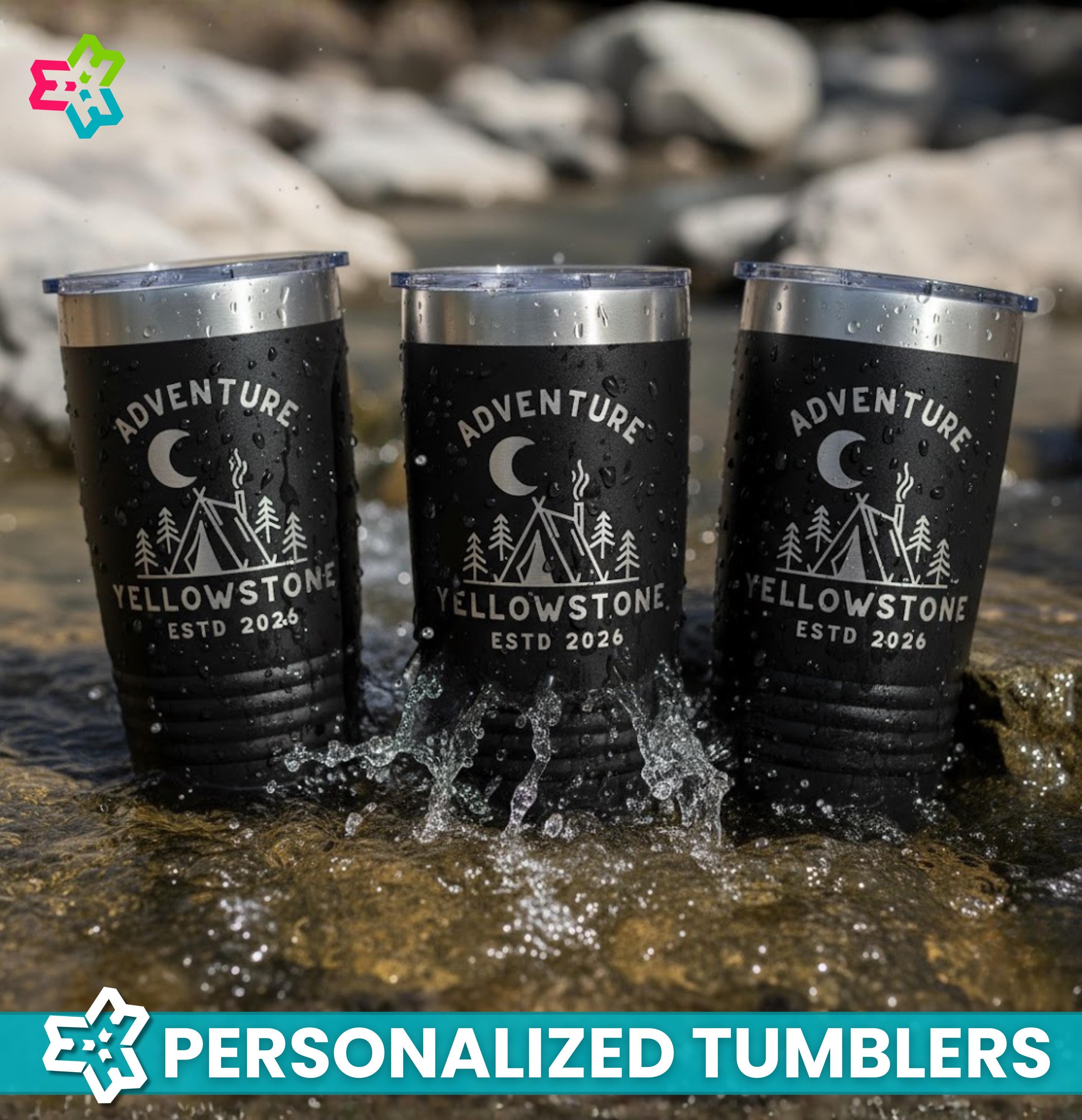 Custom Engraved Tumbler 20oz Personalized Stainless Steel Cup With Name ...