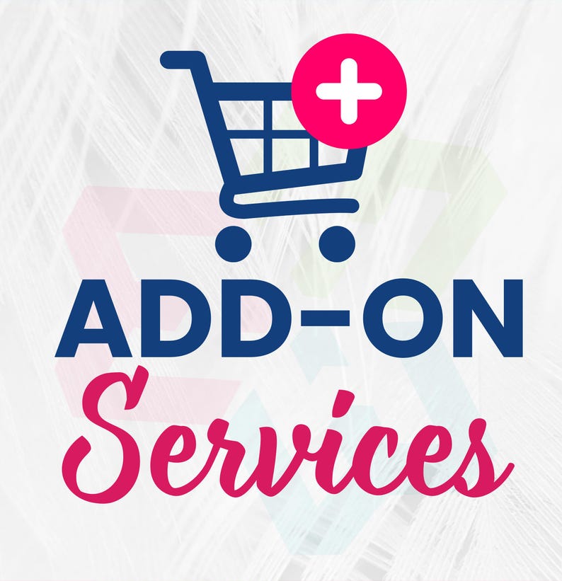 Add-on Services - Etsy