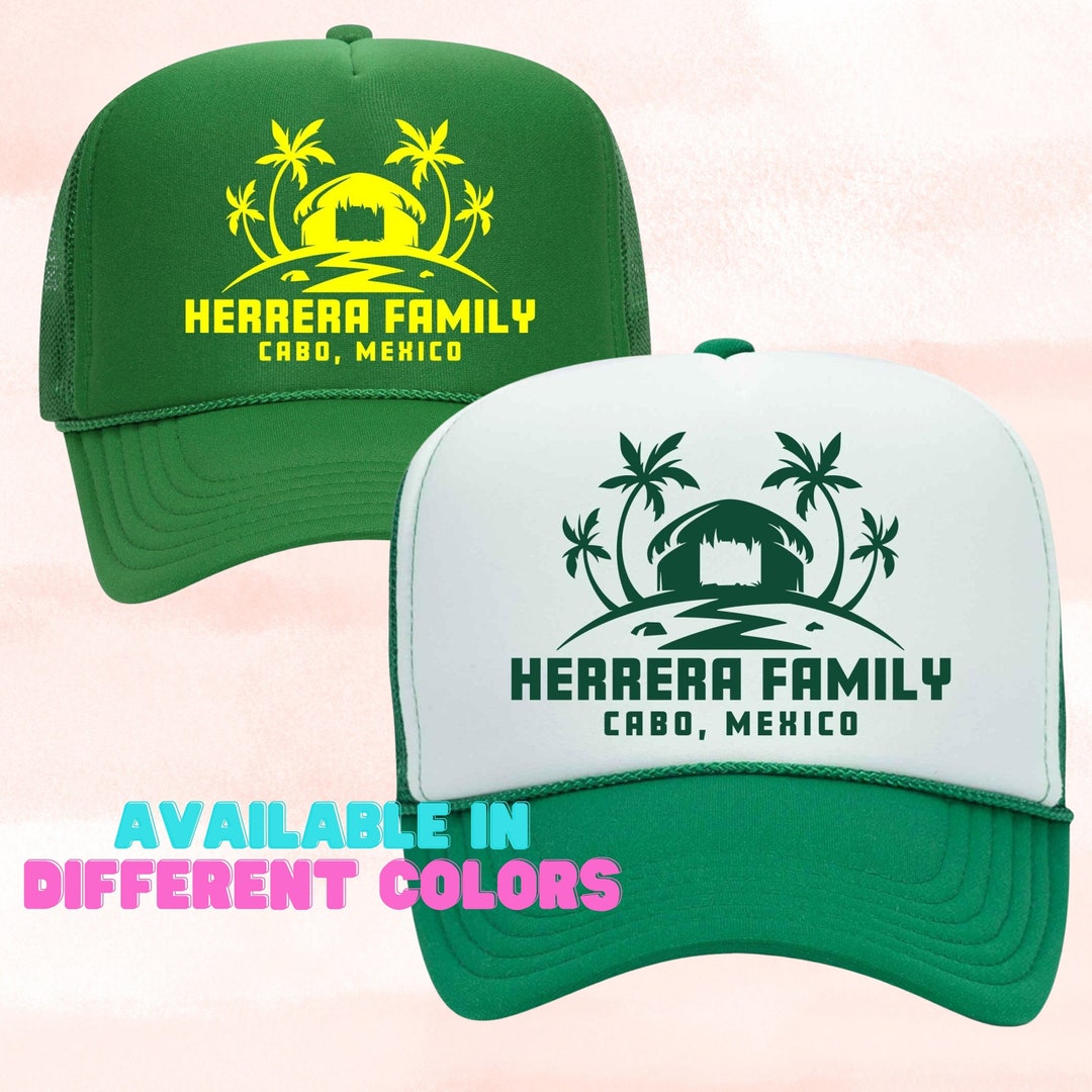 Customized Family Name Summer Vacation Trucker Hats, Family Beach ...
