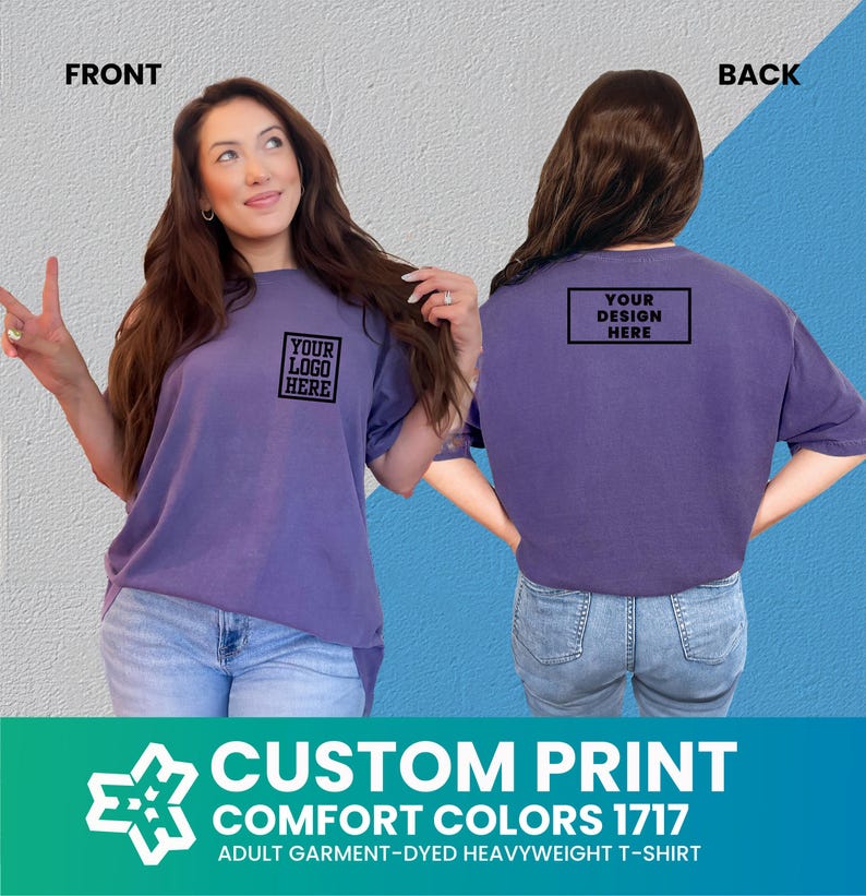 Custom Shirt, Personalized Shirts, Custom Text Logo Photo Design Tshirt ...