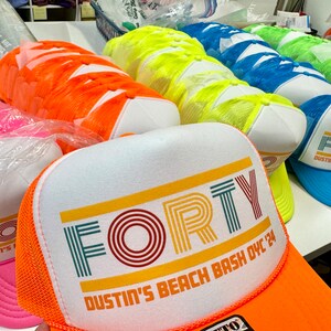Cabo Mexico Custom Trucker Hats, Personalized Family Vacation Hats ...