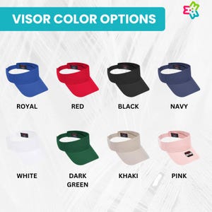 Custom Visor Hat, Personalized Sun Visor Cap, Custom Business Logo ...