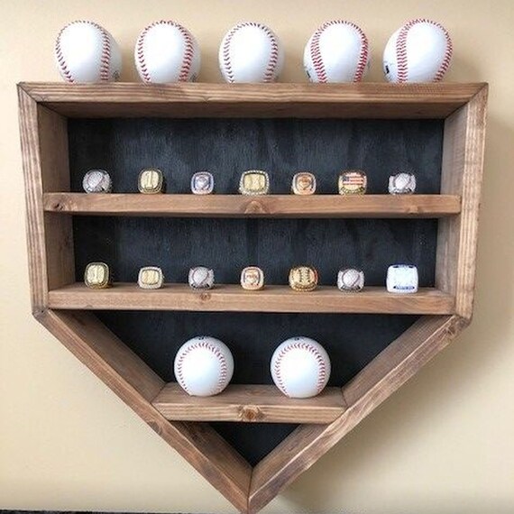 Memorabilia Collectibles Homeplate Ring & Baseball Showcase Art ...