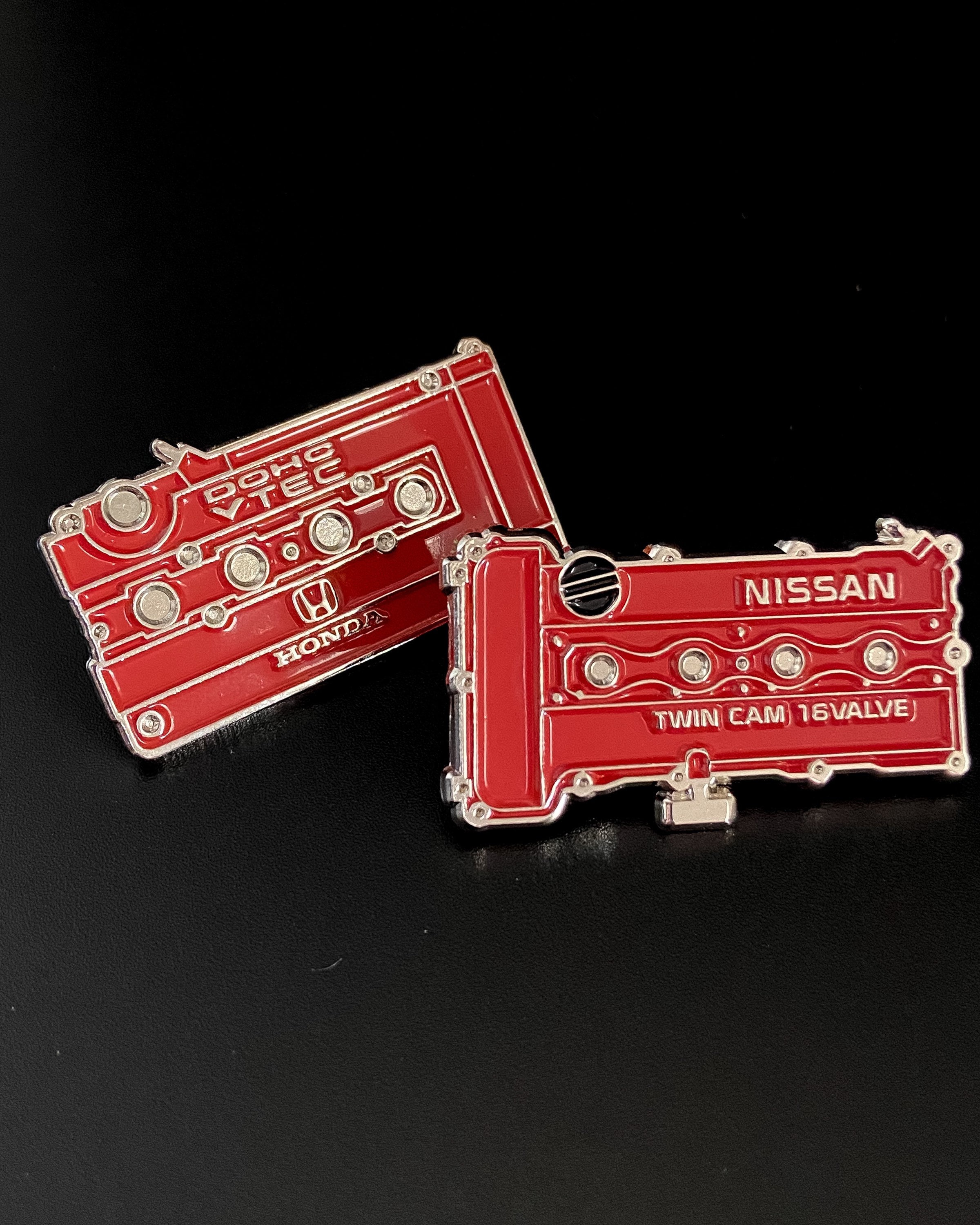 JDM Nissan SR20DET Valve Cover Enamel Pin - Etsy
