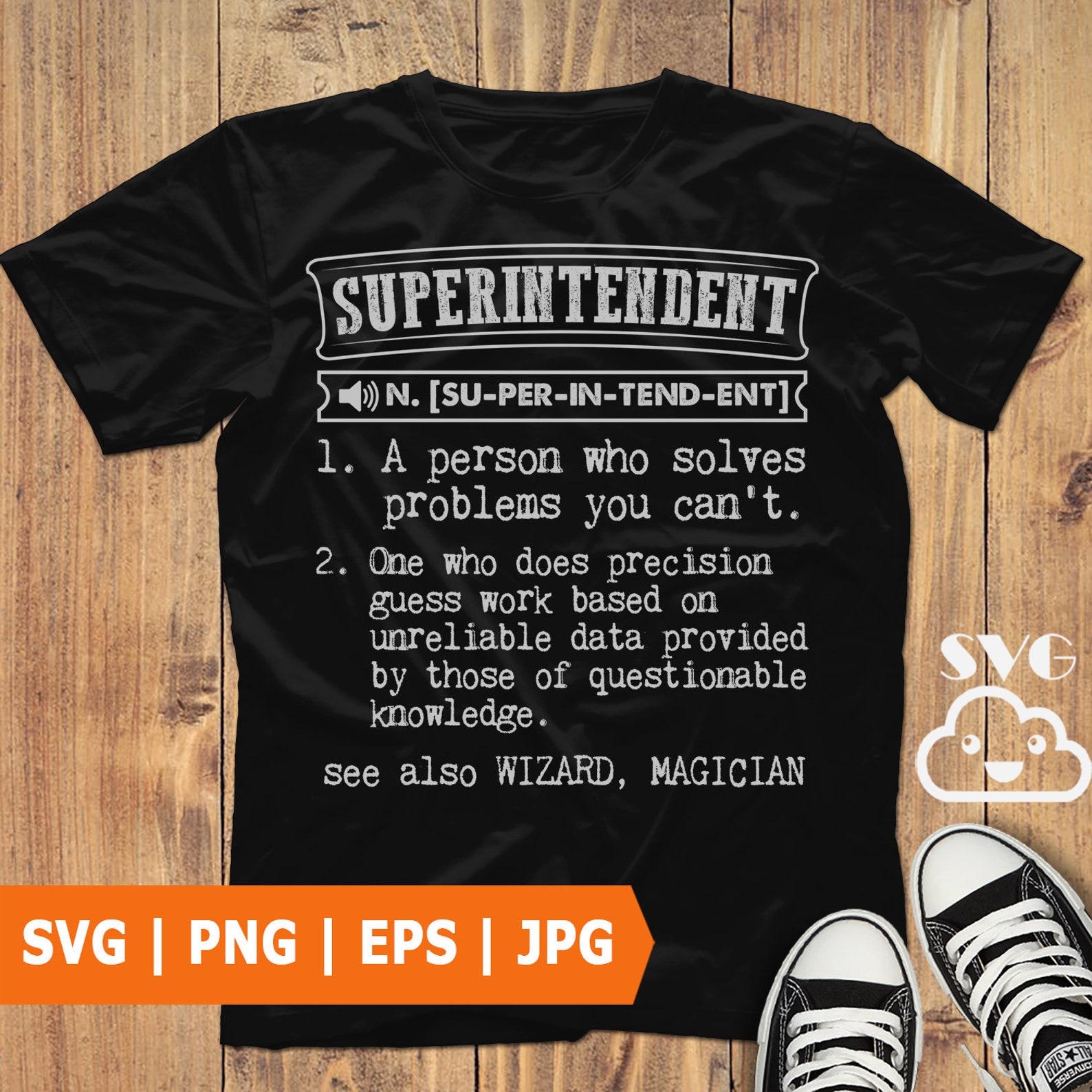 Superintendent svg Superintendent shirt dictionary | Etsy