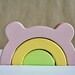 Wooden Bear Rainbow Stacking Toy Personalized Wooden Toy for Toddler - Etsy