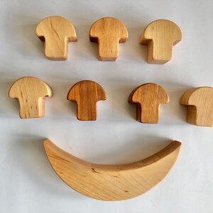 Wooden Balance Toy Wooden Pyramid Game Natural Educational Gift for ...