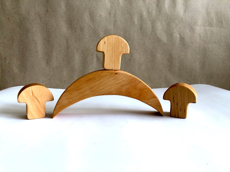 Wooden Balance Toy Wooden Pyramid Game Natural Educational | Etsy